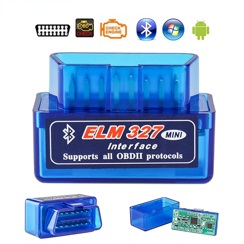 Escáner Bluetooth-Compatible Con Elm327 WiFi v2.1 OBD Lector De Código De Coche Herramienta De ...