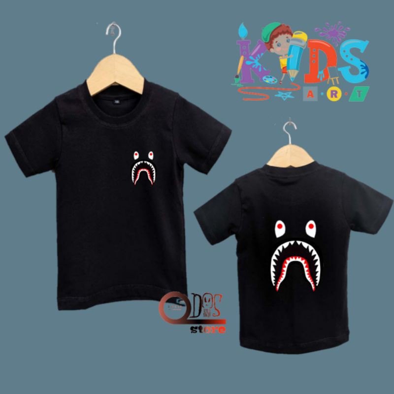 Ropa Para Niños/Camisetas Moda Infantil bape shark | Shopee Colombia