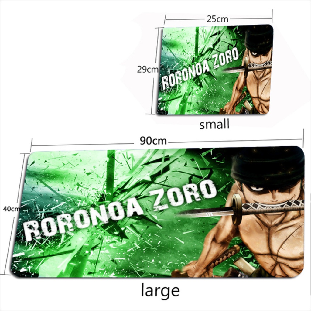 Zoro Mouse Pad Anime Gaming Accesorios Mousepad Japonés Samurai ...
