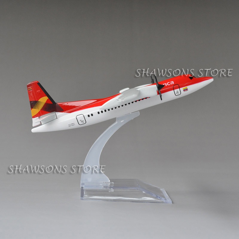 1 : 200 Escala Diecast Metal Plano Modelo Juguetes Fokker F50 Avianca ...