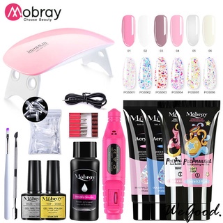 Kit De Gel De Uñas En Poly Mobray 15ml/Set Con Herramientas | Shopee ...