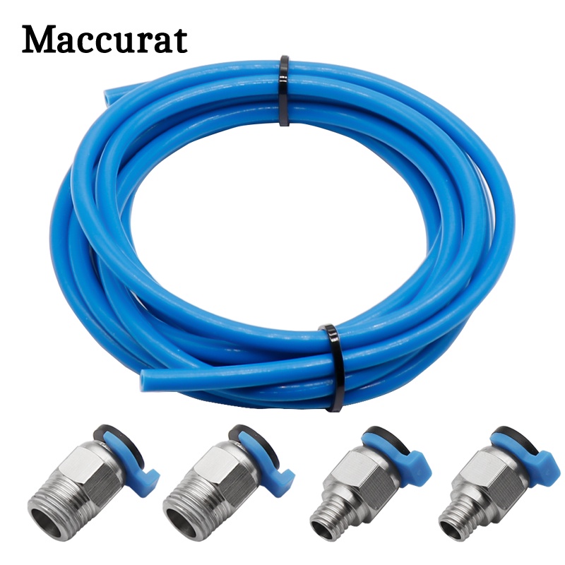 Conector Neumático PC4-M6 Con Tubo De Teflón De PTFE De 2M 2 * 4MM Para ...