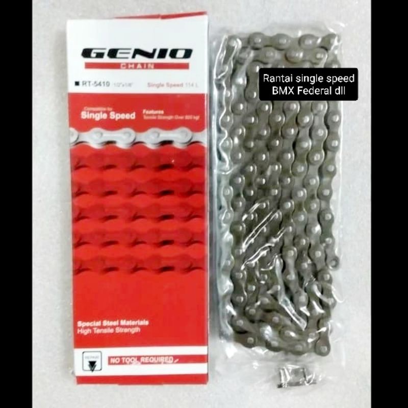 Cadenas De Bicicleta Para Bicicletas BMX Federales Y FIXIE De Una ...