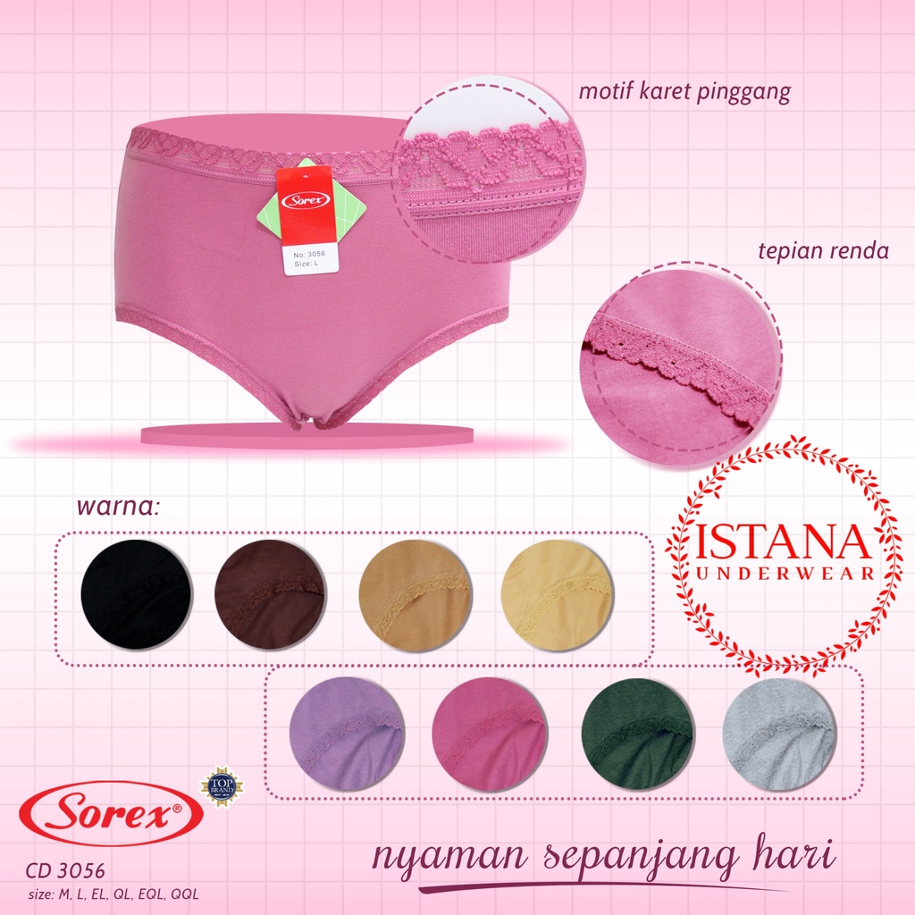 Último Color SOREX Panty bragas de encaje Premium Cd SOREX ORI absorbe ...