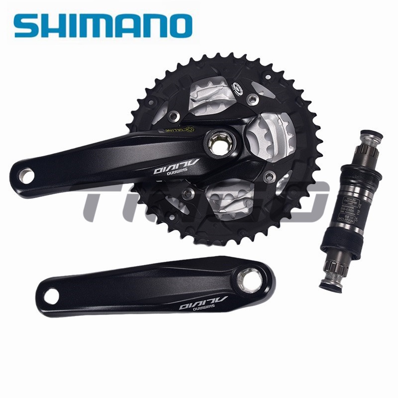 Shimano Alivio FC-M430 MTB Bicicleta De Montaña 9 Velocidades Octalink ...