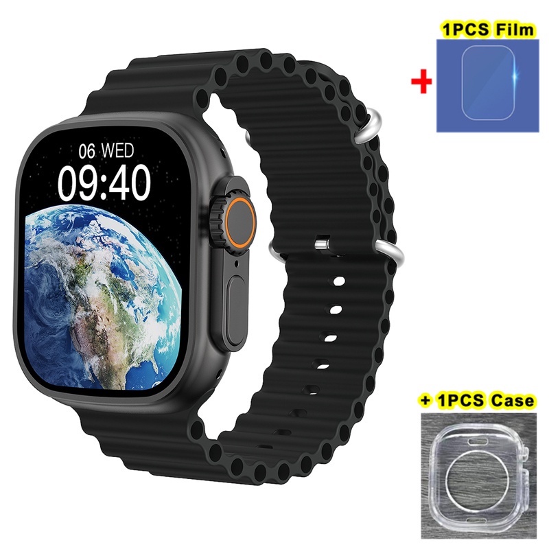Smartwatch H11 Ultra 2.0 Pulgadas Serie 8 49mm Temperatura Llamada NFC ...