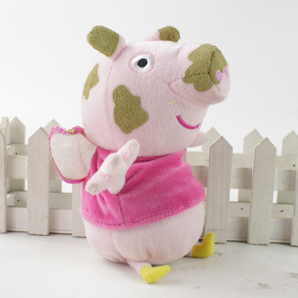 9 Estilo 16cm Anime Peppa Pig Danny Perro Emily Elefante Rebecca Conejo ...