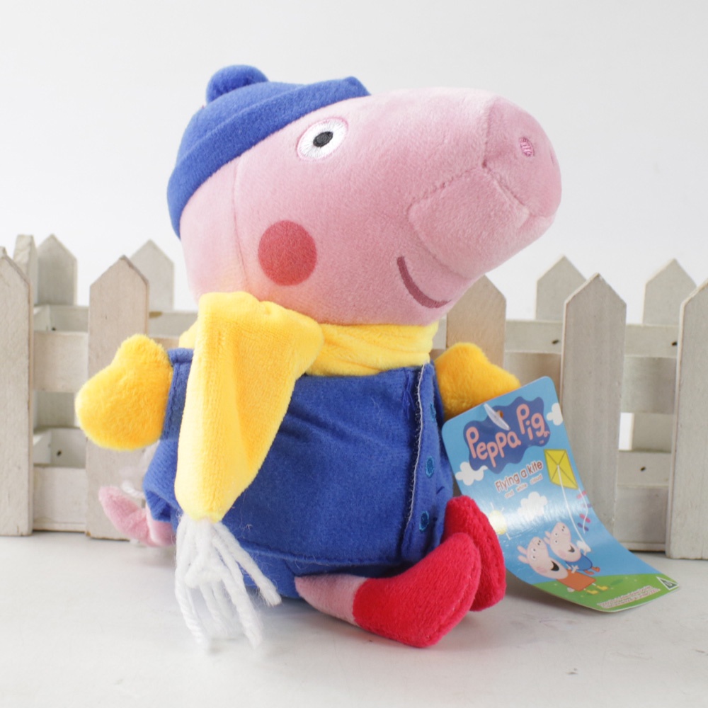 9 Estilo 16cm Anime Peppa Pig Danny Perro Emily Elefante Rebecca Conejo ...