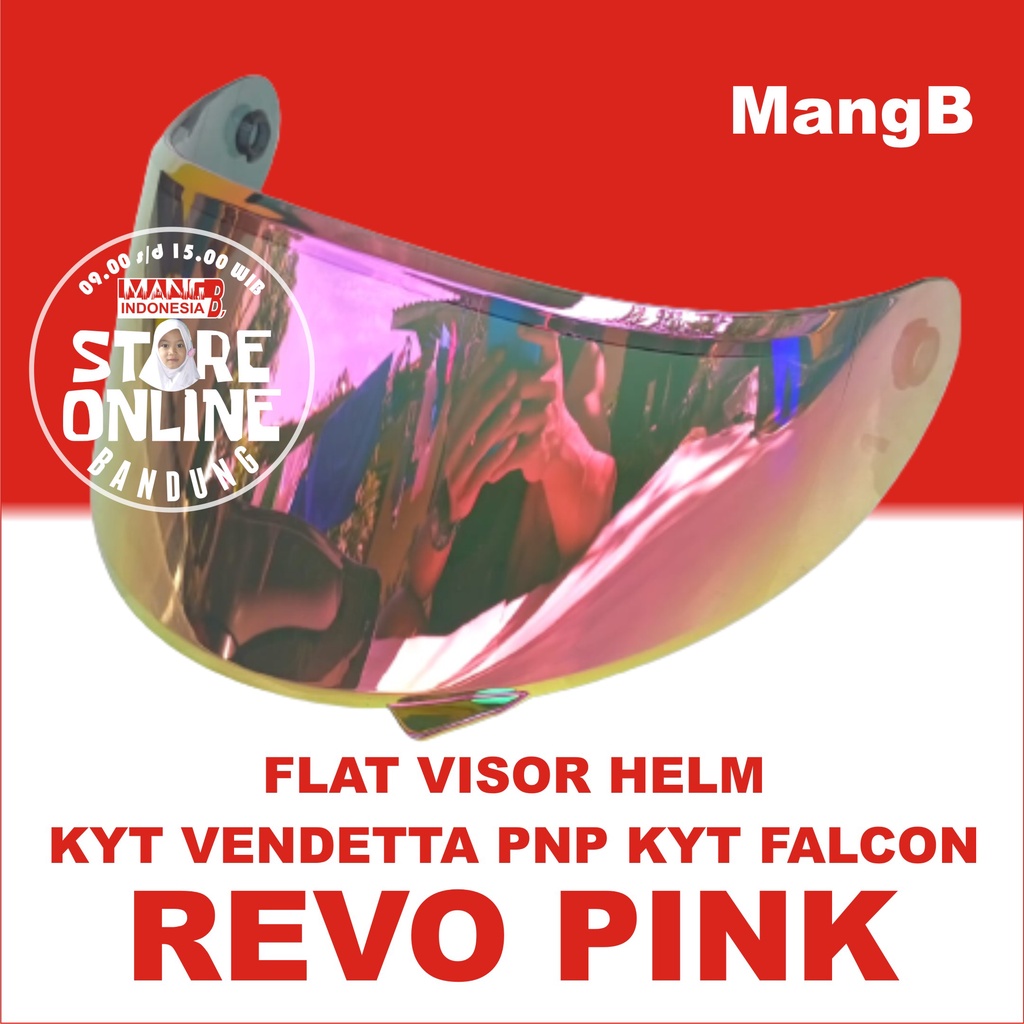 Casco De Visera Plana KYT FALCON REVO Rosa | Shopee Colombia