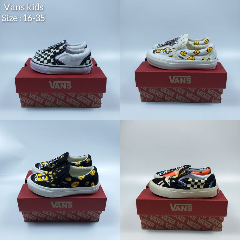 Vans Moma Anak zapatos/Vans Slip On Anak/Vans Kids/Vans Anak Slip On ...