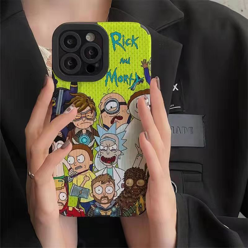 Adecuado Para La Diversión Rick Y Morty Iphone12 / 13promax Apple 11 ...