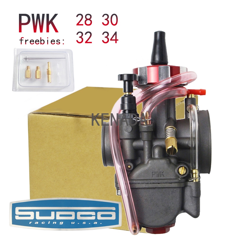 Universal color negro Carburador Cortina Plana para TAIKOM OKO APIDO TOBAKI CMS NLK De 28/30/32 ...