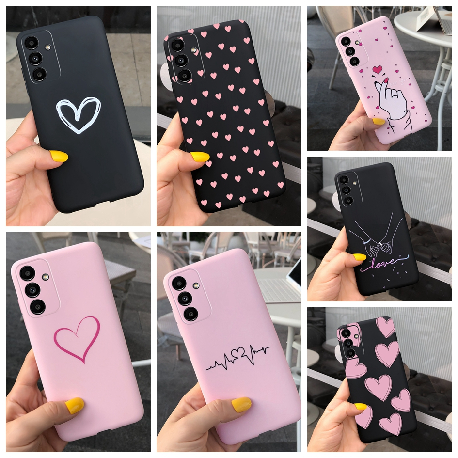 Samsung M14 5g A14 A24 A34 A54 Funda Cute Love Heart De Silicona Suave