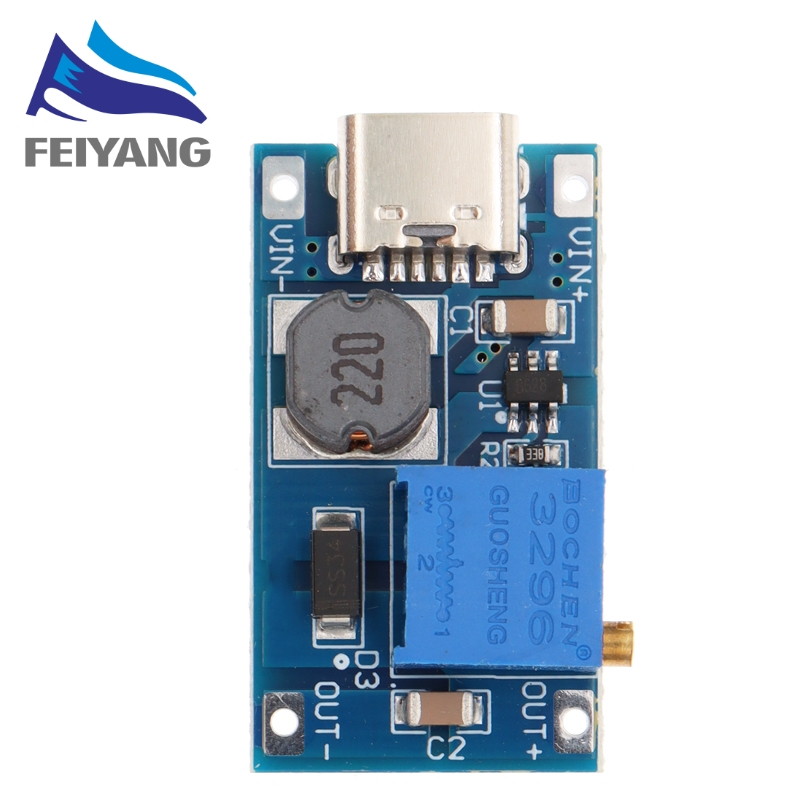 MT3608 DC-Step up Convertidor Booster Fuente De Alimentación Módulo Boost Tablero De Pasos MAX ...