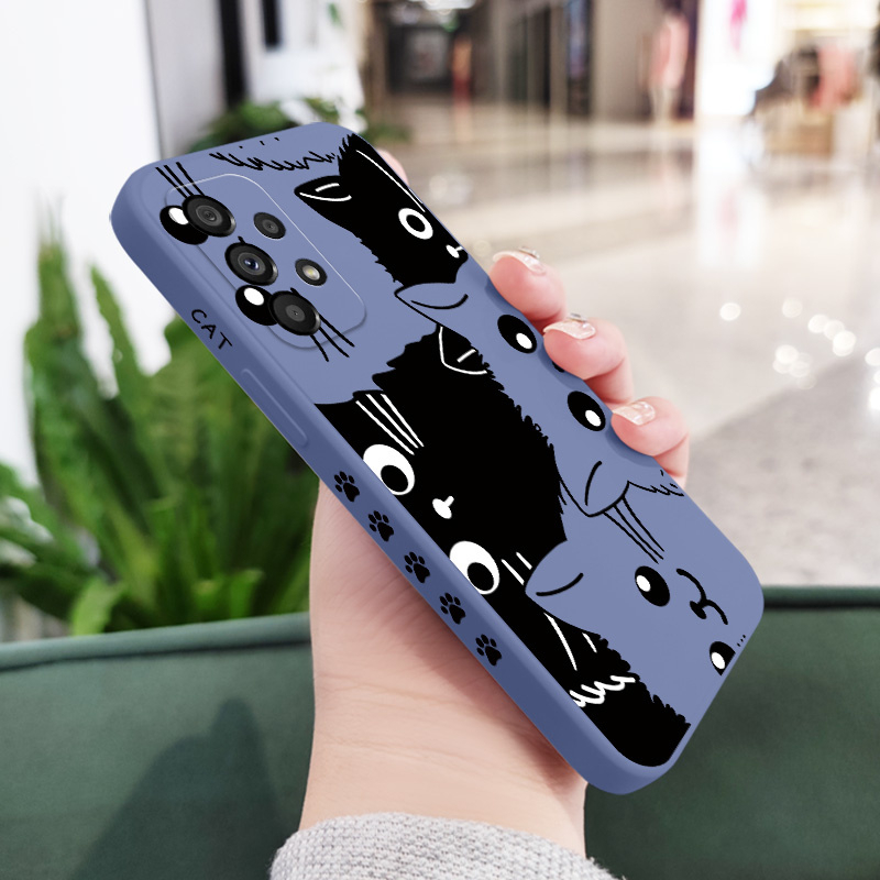 Funda De Teléfono Para Samsung Galaxy A54 A34 A24 A14 A04 A04S A04E 4G 5G Silicona Líquida Con ...