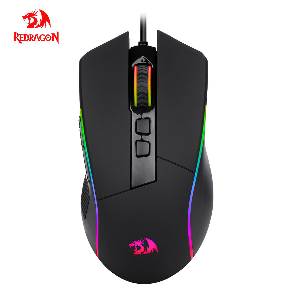 REDRAGON Lonewolf G105 RGB Ratón Para Juegos Con Cable USB 8000 DPI 8 ...