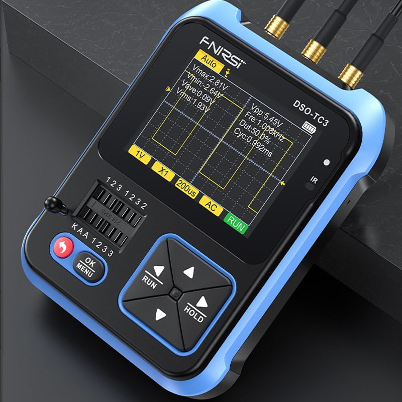 FNIRSI DSO-TC3 Osciloscopio Digital Portátil Probador De Transistores ... FNIRSI DSO-TC3 Osciloscopio Digital Portátil Probador De Transistores ...