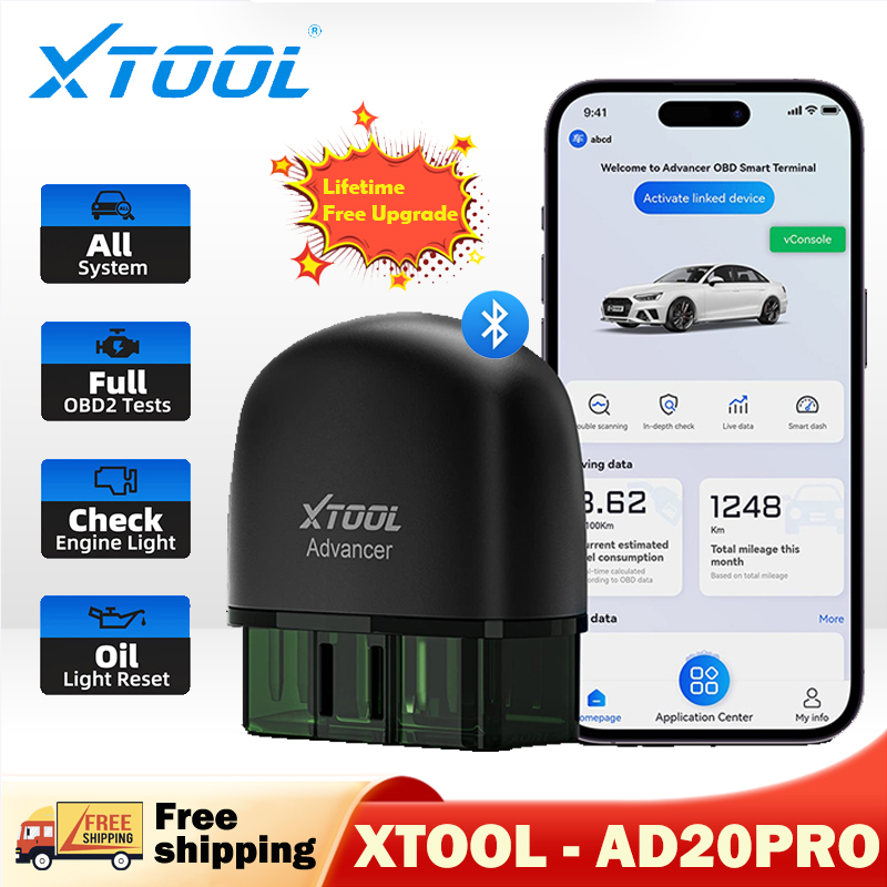 XTOOL AD20PRO Herramienta De Diagnóstico De Todos Los Sistemas Para IOS Y Android Lector De ...