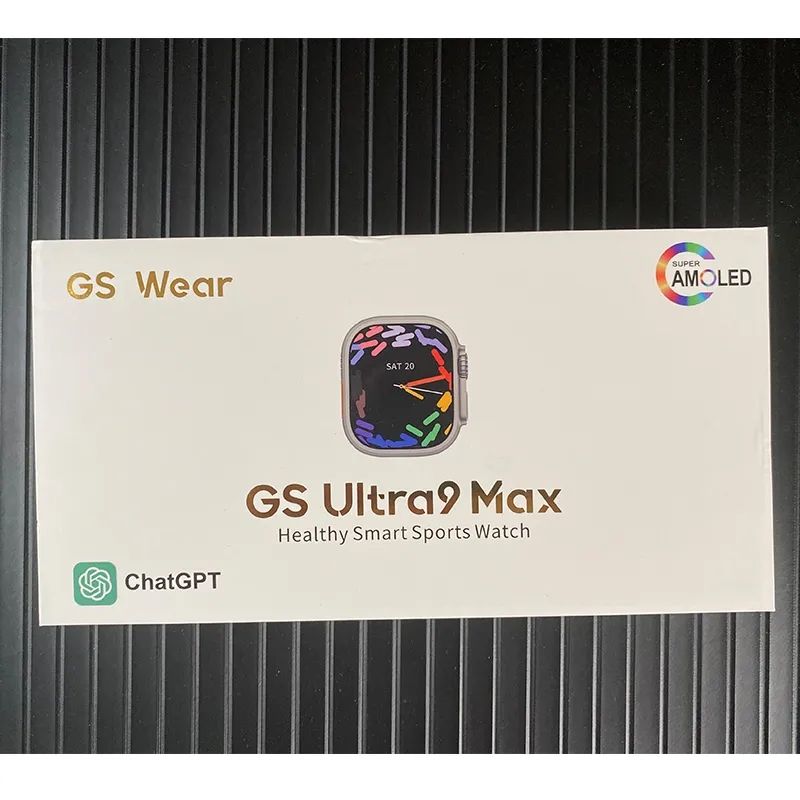 GS Ultra 9 Max AMOLED ChatGPT Reloj Inteligente Hombres 49mm Brújula ...