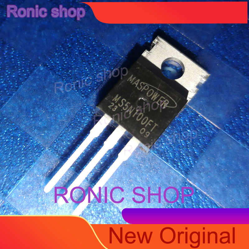 5PCS Y Nuevo MS5N100FT MS5N100 5A 1000V TO-220 TO220 N Canal Transistor MOSFET 1000V/5A | Shopee ...