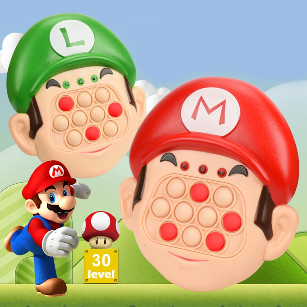 4 Modos Bubble POP Super Mario Series Whack-a-mole Speed Push Consola ...
