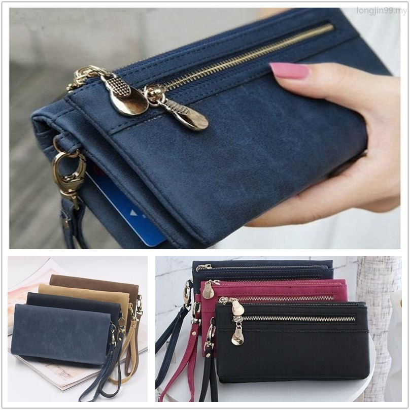 (Gq9111 . co) Carteras De Moda Para Mujer Billetera De Cuero Pulido ...