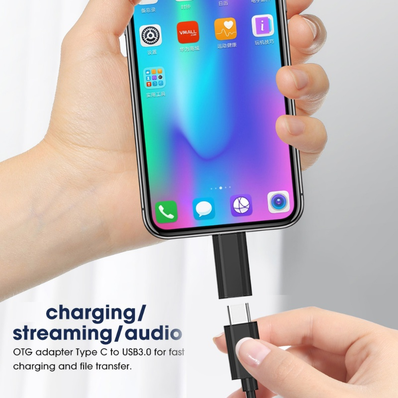 Adaptador USB Tipo C Micro A Conector De Conversión Transferencia Alta ...
