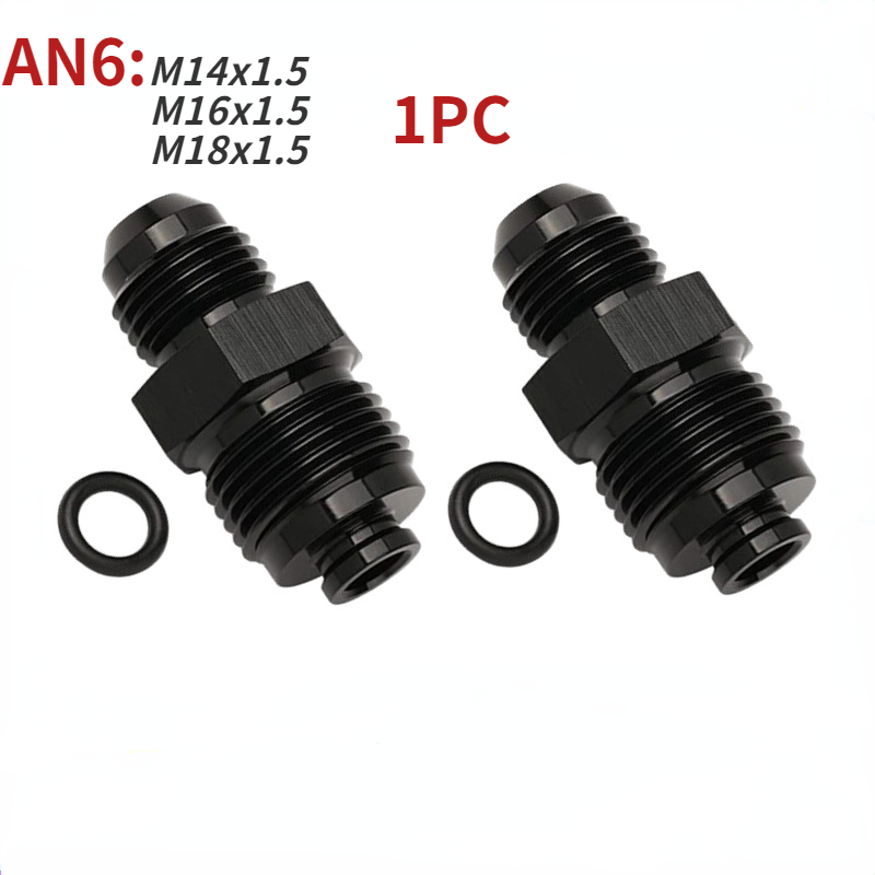 1PC AN6 Conector De Enfriador De Aceite Una Junta De Tubería De Combustible Manguera De Ajuste ...