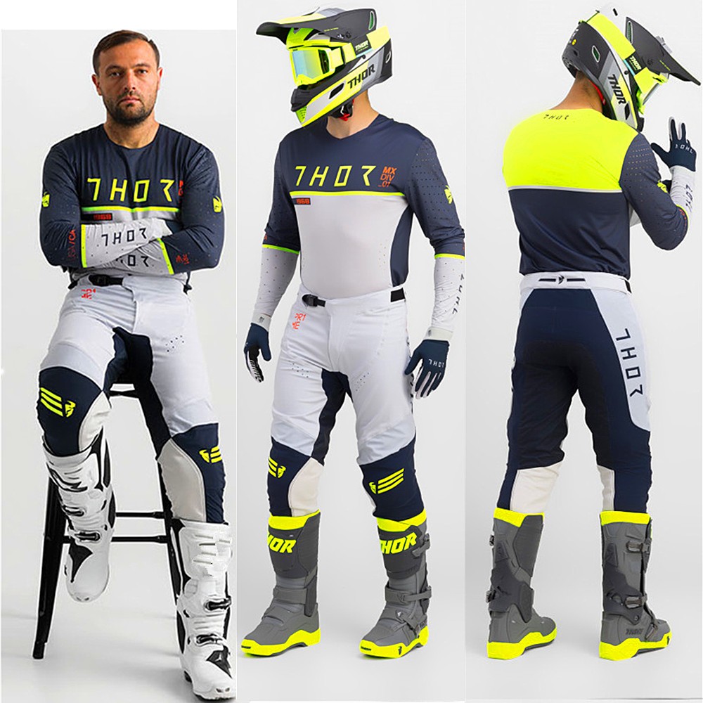 Kit De Engranajes Thor Prime Ace MX 2024 Combo De Maillot/Pantalón ATV ...