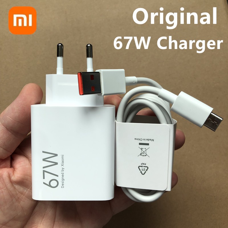 Cargador Original Xiaomi 67w Adecuado Para Redmi Note11Pro / Poco X4 Gt Cable De Carga Xiaomi 6a ...