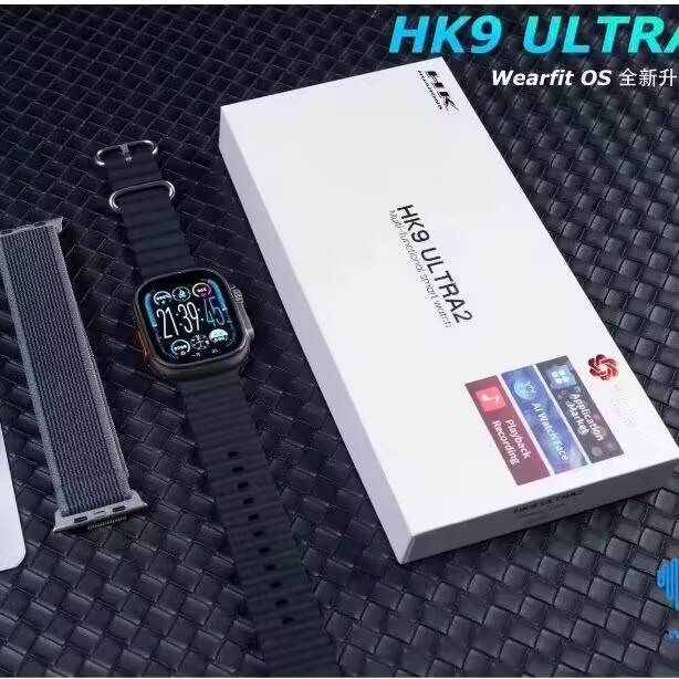 Reloj Inteligente HK9 Ultra 2 Pantalla AMOLED Hombres ChatGPT NFC ...