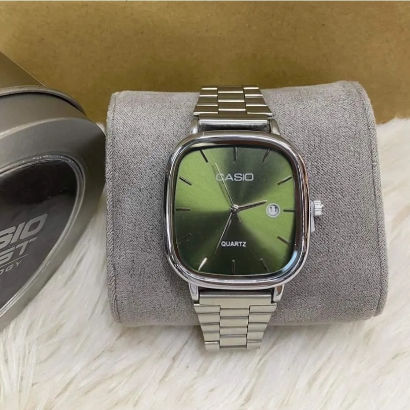 cassio Vintage Reloj Inoxidable Impermeable Moda Cierre A138 De Oro | Shopee Colombia