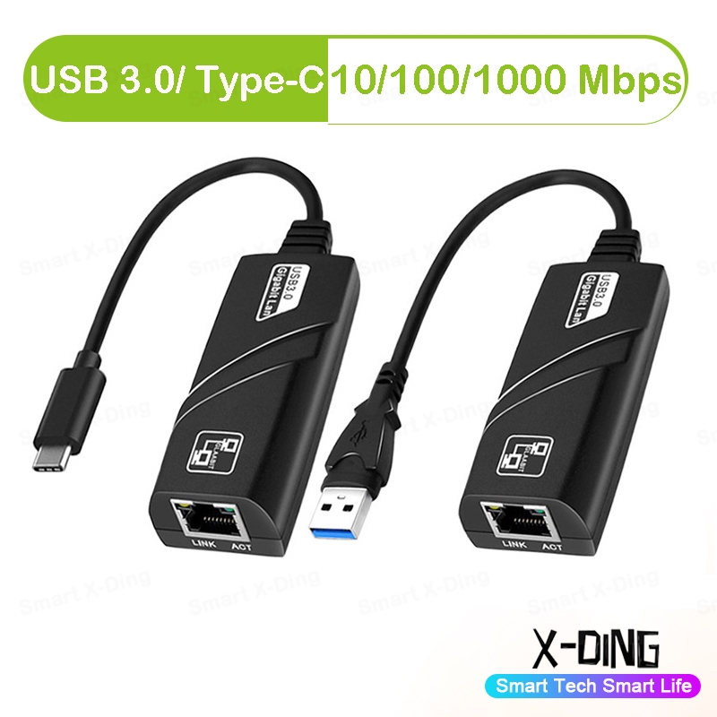 USB 3.0 Convertidor 10-100-1000 Mbps-Cable Lateral Convierte El Puerto ...
