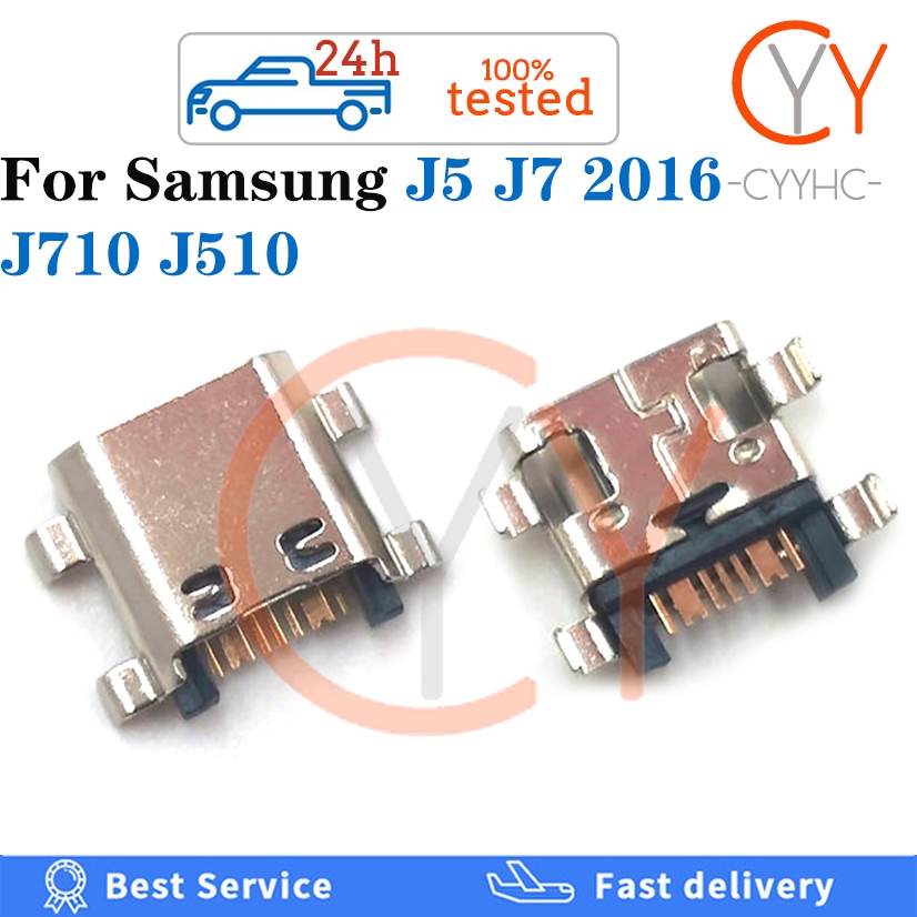 10pcs/50pcs Para Samsung Galaxy J5 J7 20216 J510 J710 Micro USB Enchufe ...