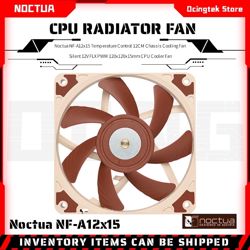 Noctua NF-A12x15 Control De Temperatura 12CM Chasis Ventilador ...