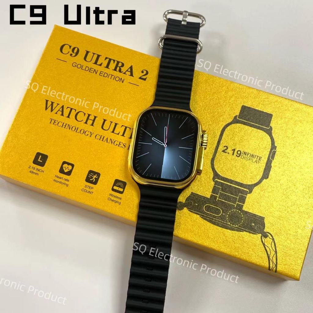 C9 Ultra Max Oro Reloj Inteligente 49mm 2.09 Pantalla Nuevo Smartwatch ...