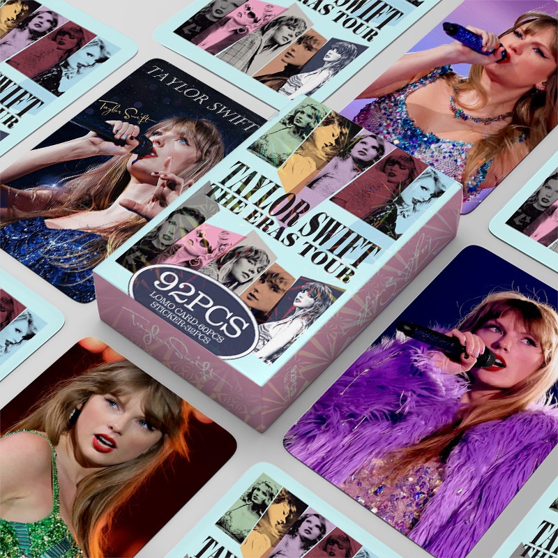 92Pcs/Caja Taylor Swift The Eras Tour Tarjeta Fotográfica LOMO ...