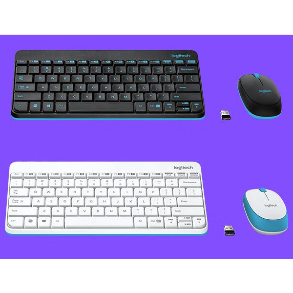 Logitech MK245 NANO Teclado Y Ratón Inalámbricos De Oficina Conjunto ...