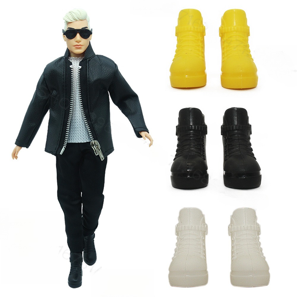 [DIY] 30 Cm Barbie Muñeca 6 Macho Príncipe Ken Zapatos Masculino ...