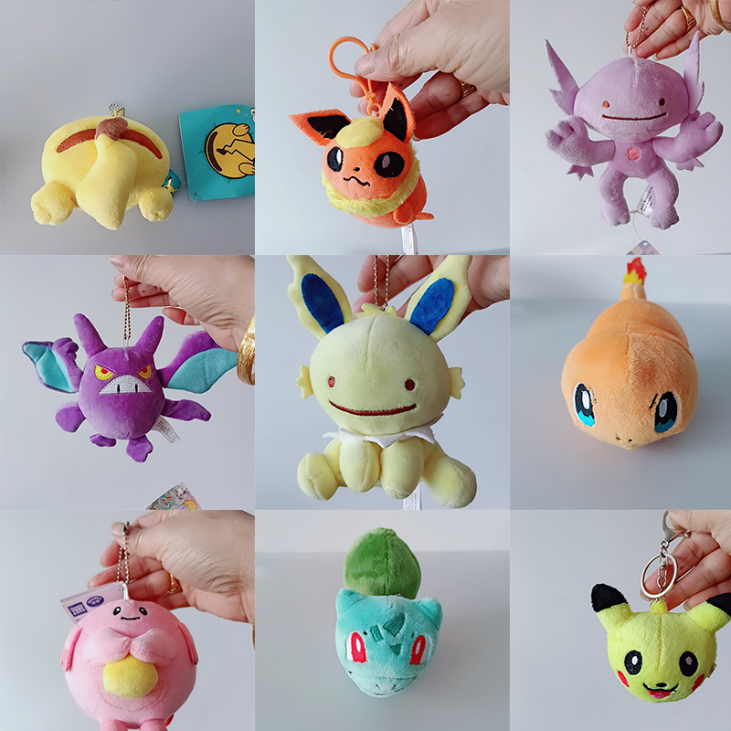 5cm-12cm Pokémon Anime Juguetes De Peluche De Dibujos Animados Eevee ...