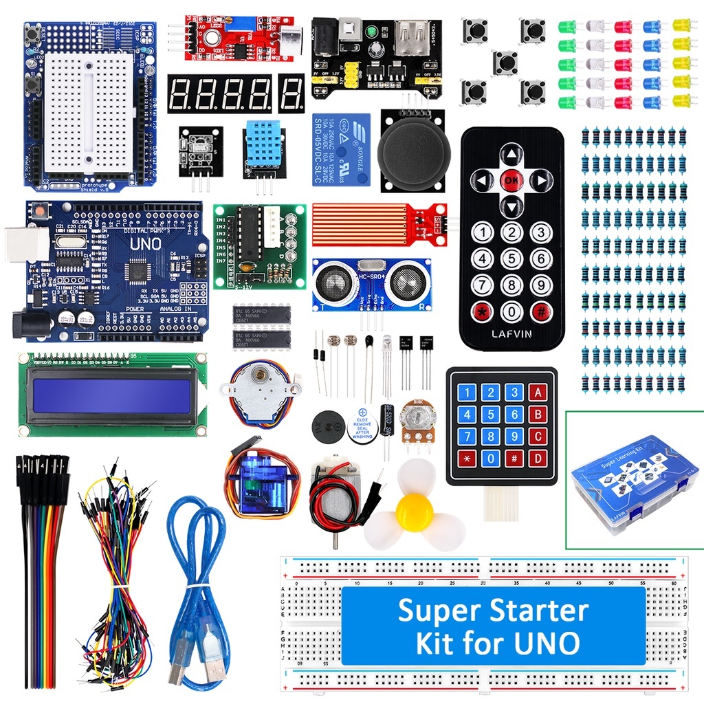 Kit De Súper Inicio/Aprendizaje Para Proyectos Uno R3 Arduino | Shopee ...