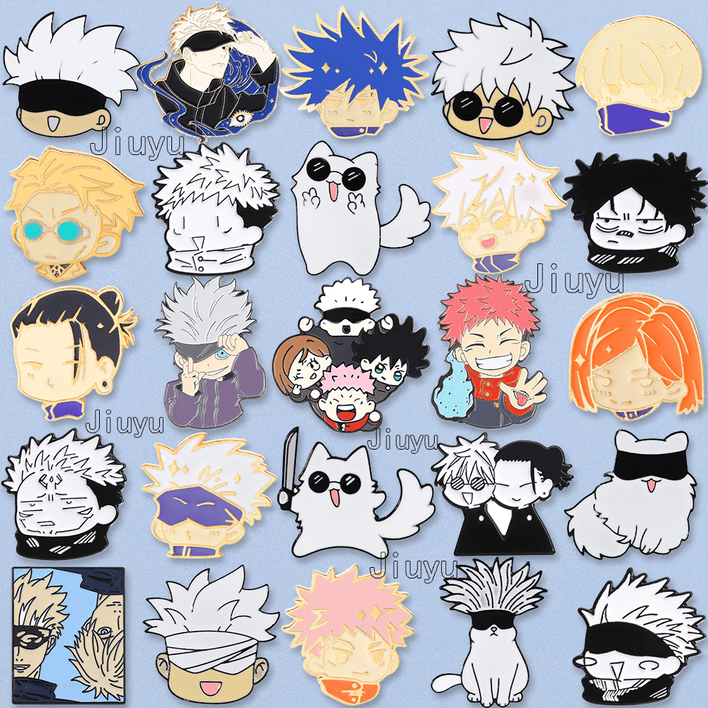 Jujutsu Kaisen Chibi Pins Gojo Satoru Itadori Yuji Broches ...