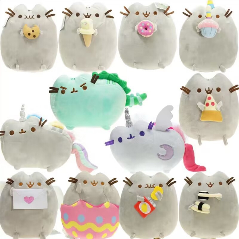13Style 15cm Kawaii Pusheen Gato De Dibujos Animados Juguete De Peluche ...