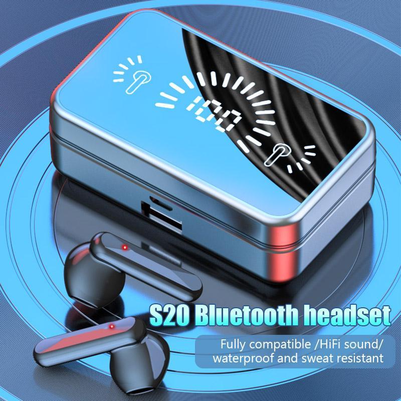 Nuevo S20 Original Bluetooth 5.2 TWS Auriculares Estéreo Inalámbricos ...