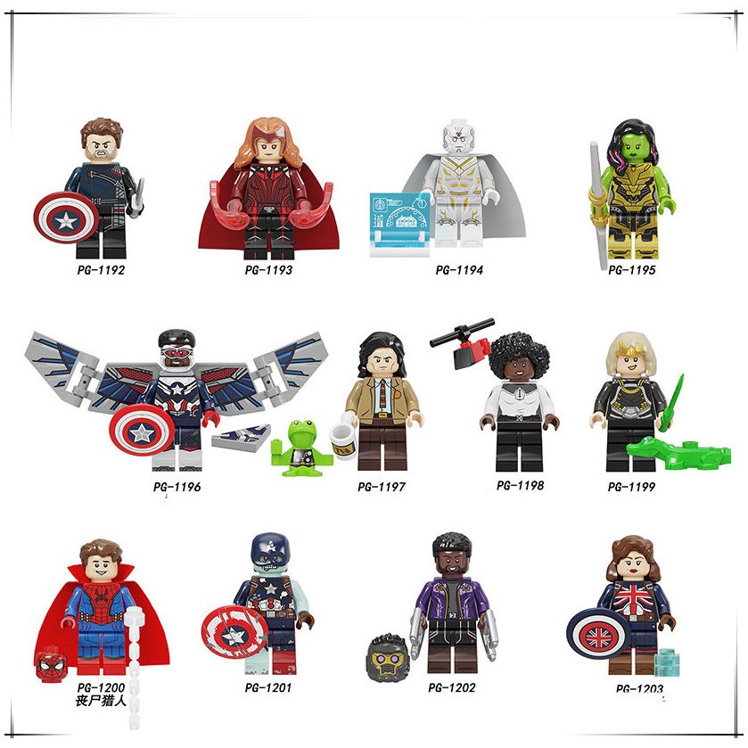 Muñeca De Superhéroe Bruja Escarlata Spiderman Loki Trueno Dios Stanley ...