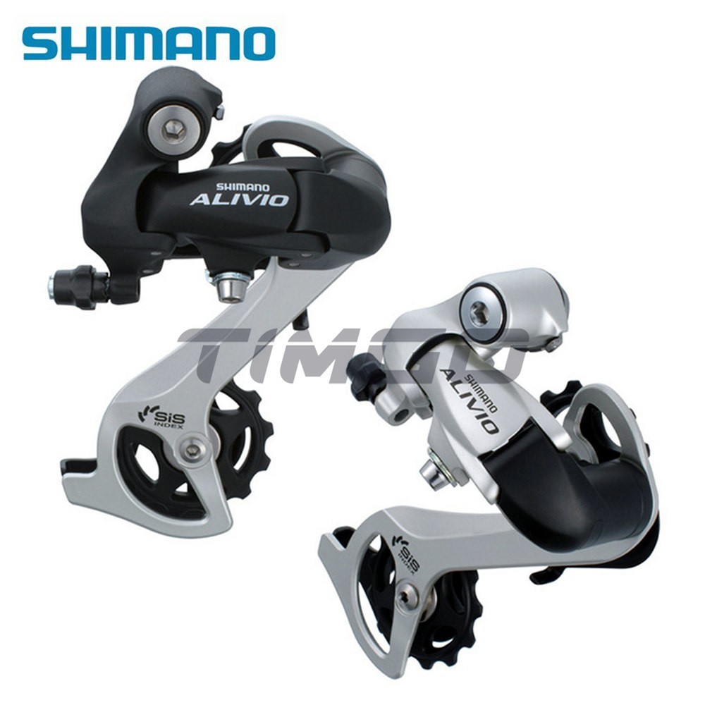 Shimano Alivio RD-M410 Desviador Trasero De 8 Velocidades MTB Montaje Directo Negro Plata ...