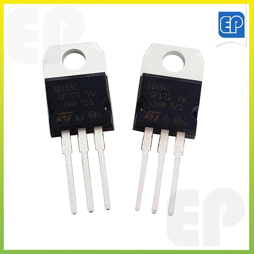 10PCS BDX33C BDX34C Darlington NPN PNP TRANSISTOR De Audio TO-220 BDX33 BDX34 ST Transistores De ...