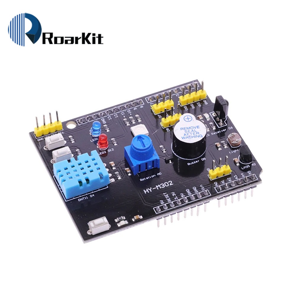 9 En 1 Placa De sensor Multifunción DHT11 LM35 Temperatura Humedad Para ...