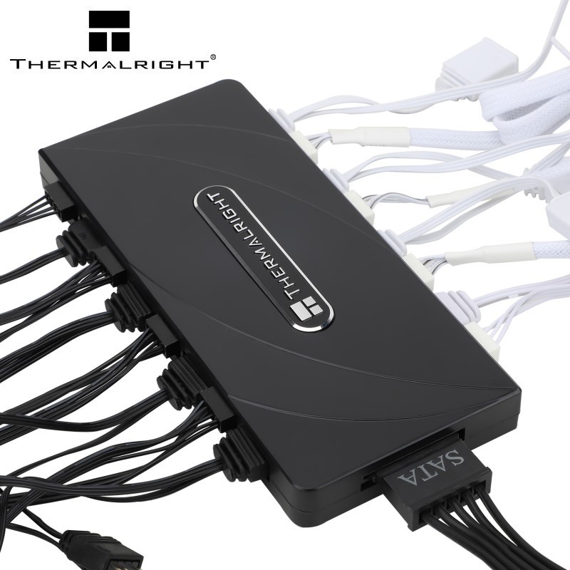 Thermalright PWM Fan Hub ARGB 10 Puertos 3pin 4 Pines PC Controller 12V ...