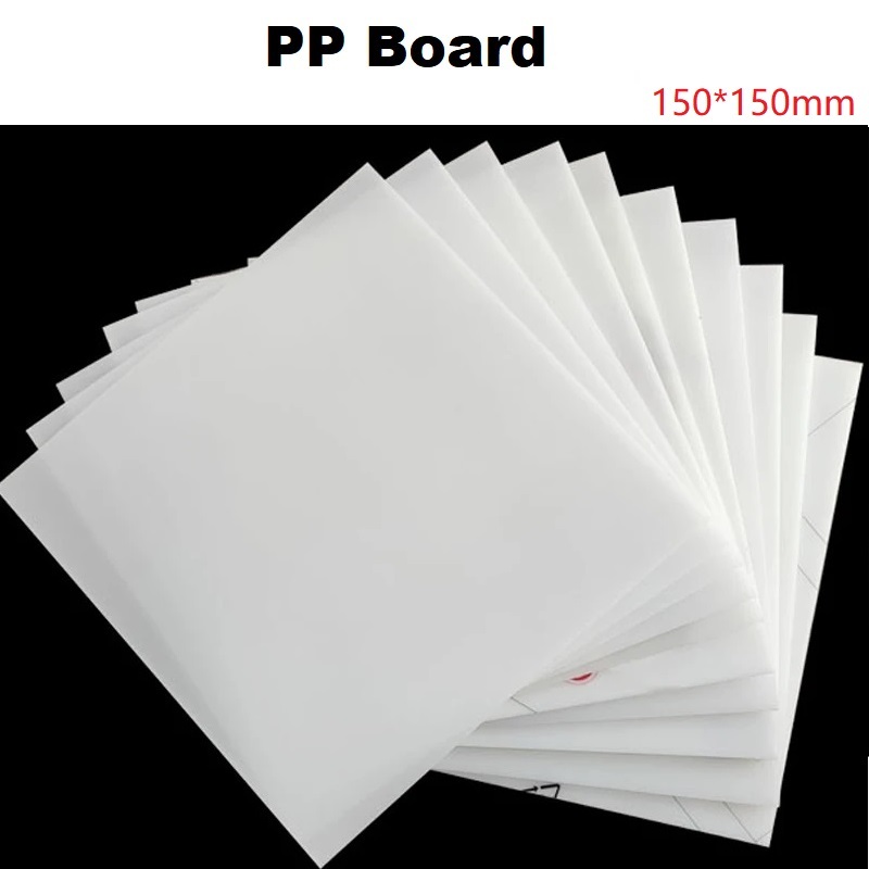 150 * 150mm PP Board Polipropileno Plástico No Tóxico Tabla De Cortar DIY Pecera Tablón De ...